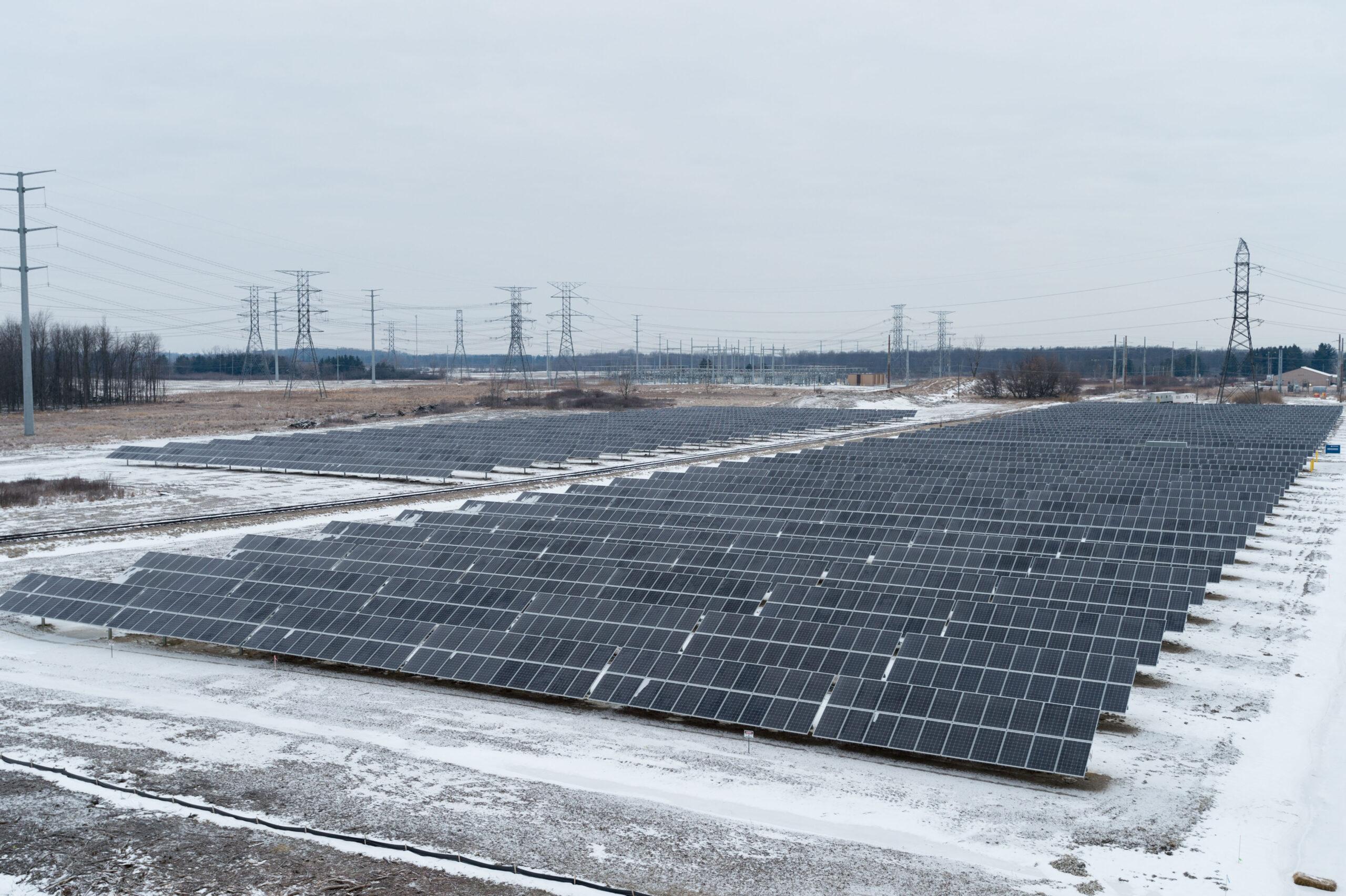 Did you know... solar panels produce power all year, even in snow ...