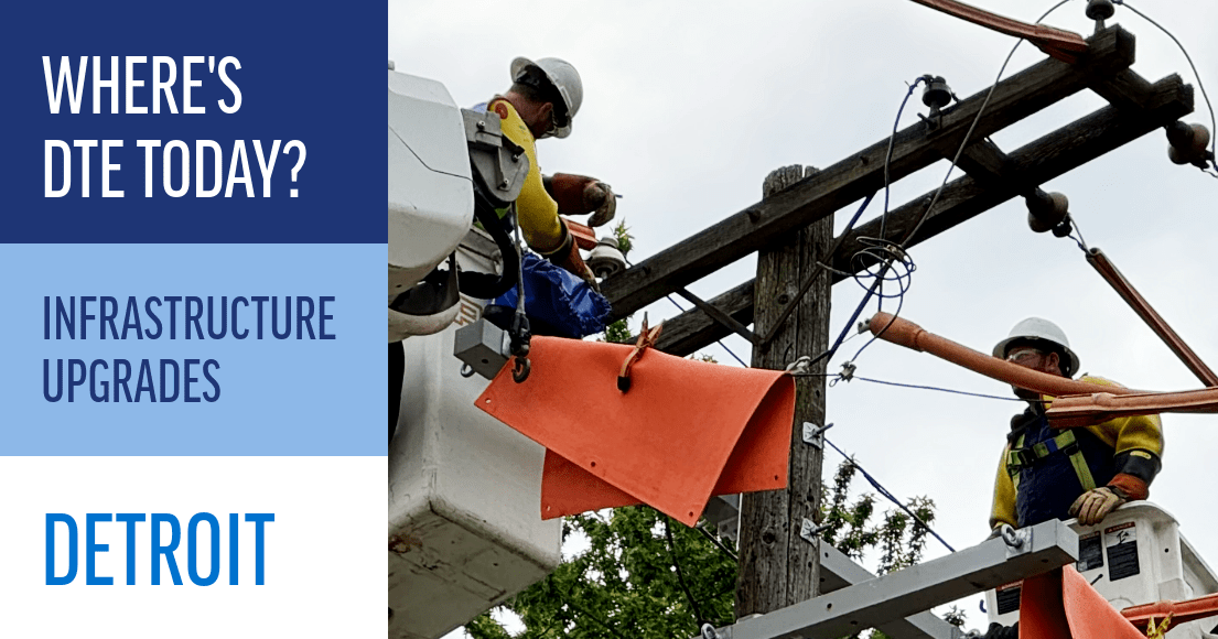 New power poles improving reliability in Detroit's Mexicantown ...
