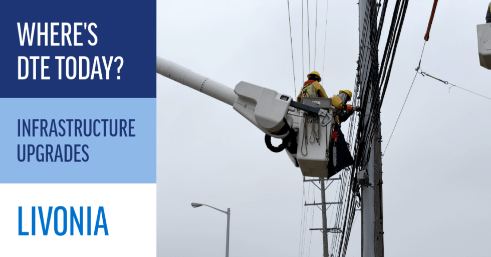 New power poles boost electric reliability in Livonia - Empowering Michigan