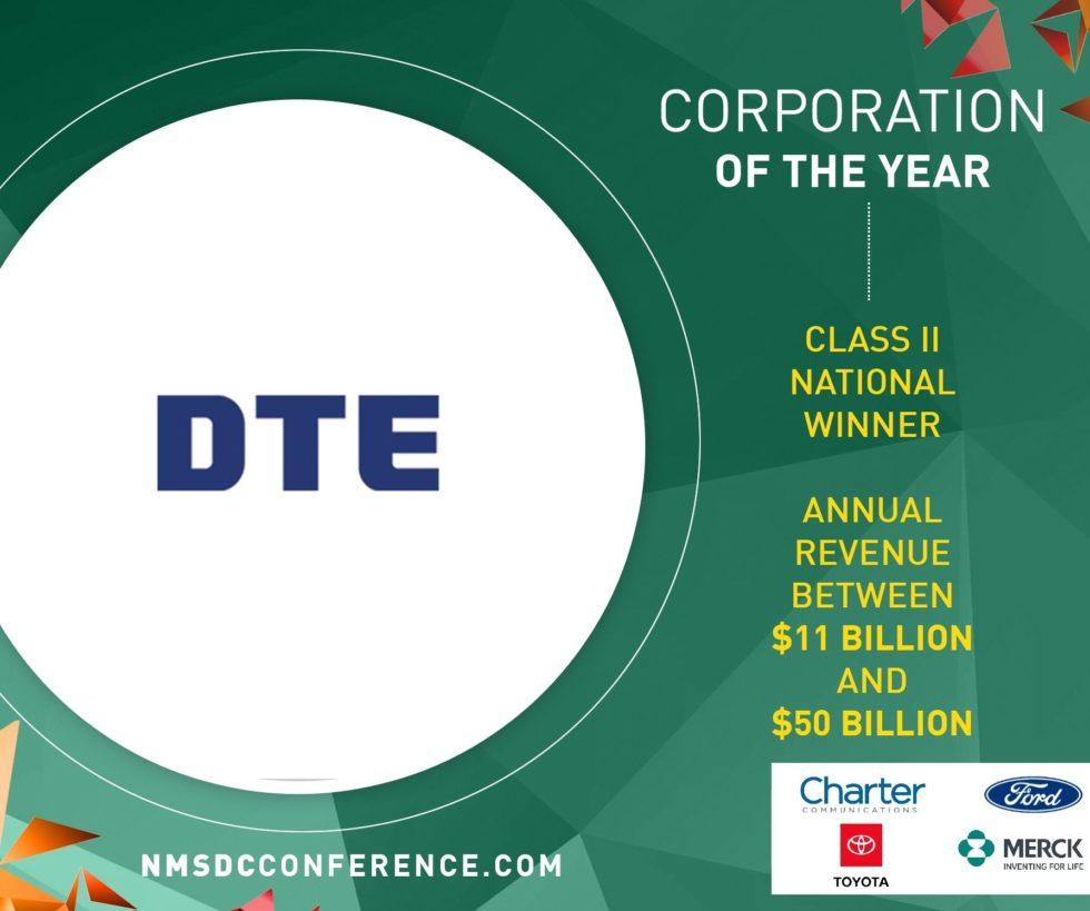 DTE Energy earns national diverse supplier award - Empowering Michigan