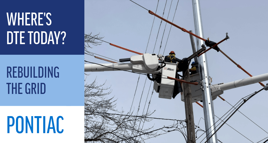 Major Pontiac grid rebuild reaches another milestone - Empowering Michigan