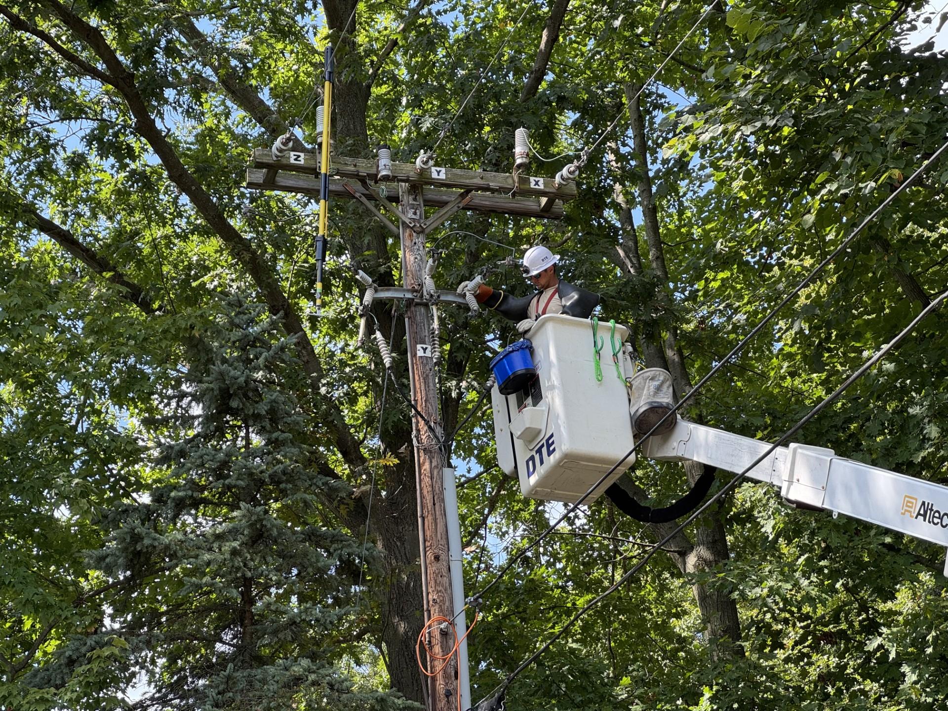 Upgrading equipment for more reliable power in Superior Township ...