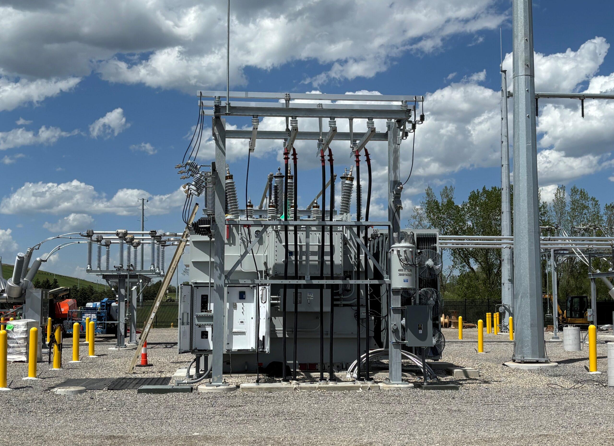 Substation construction continues in Northville to support Wayne County ...